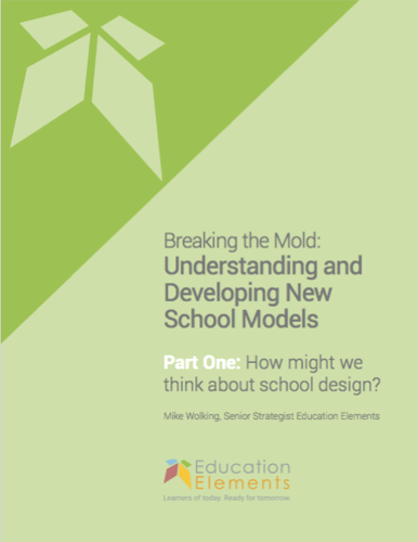 Understanding and Developing New School Models Part One - Education ...