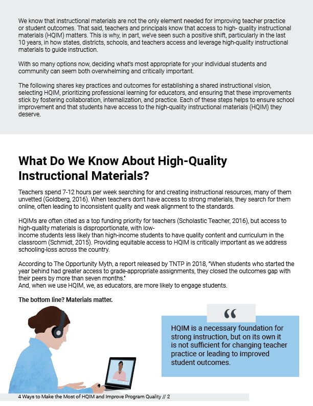 4 Ways to Make the Most of HQIM